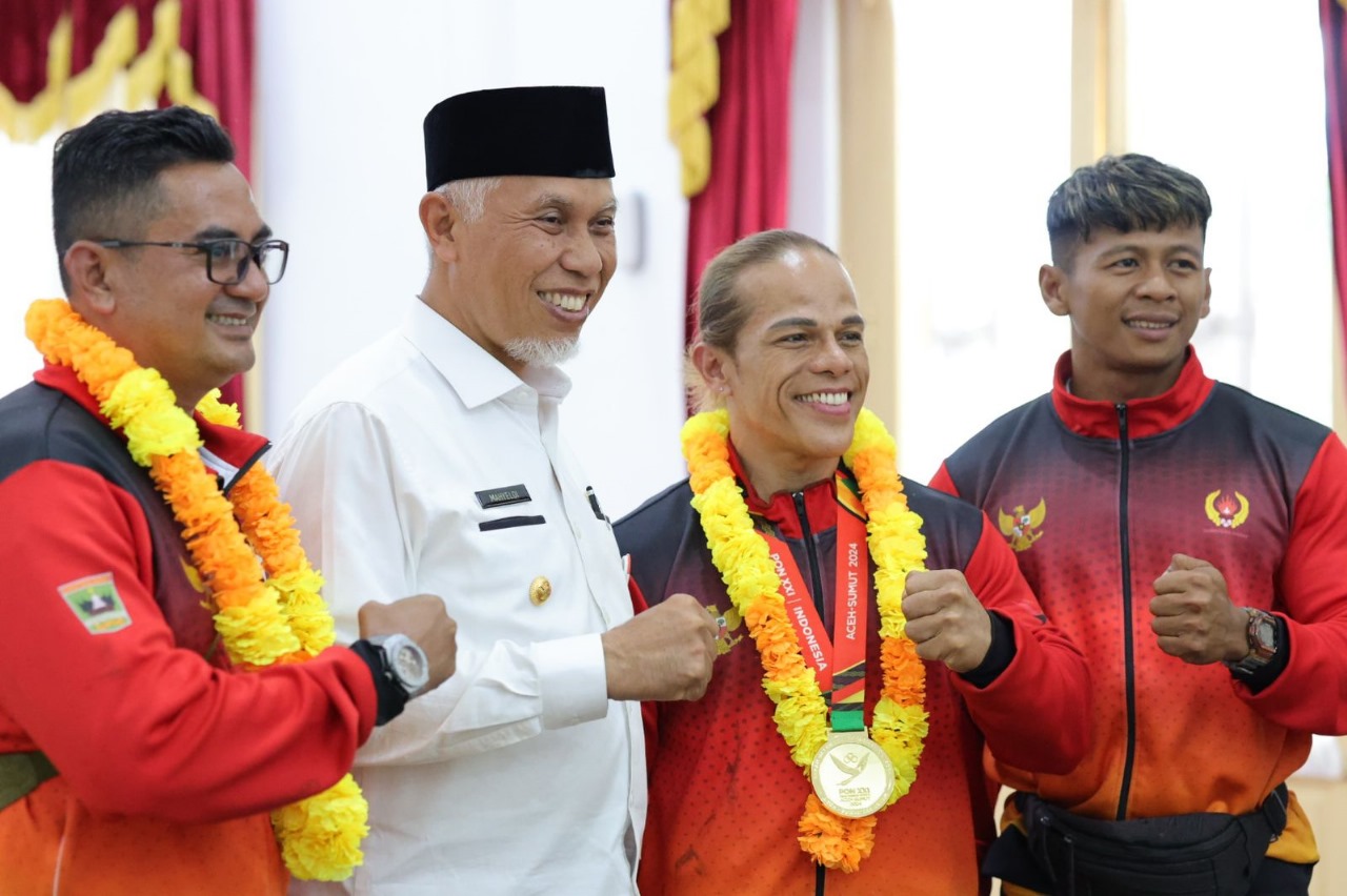 Apresiasi Atlet PON Peraih Emas, Ini Kata Mahyeldi